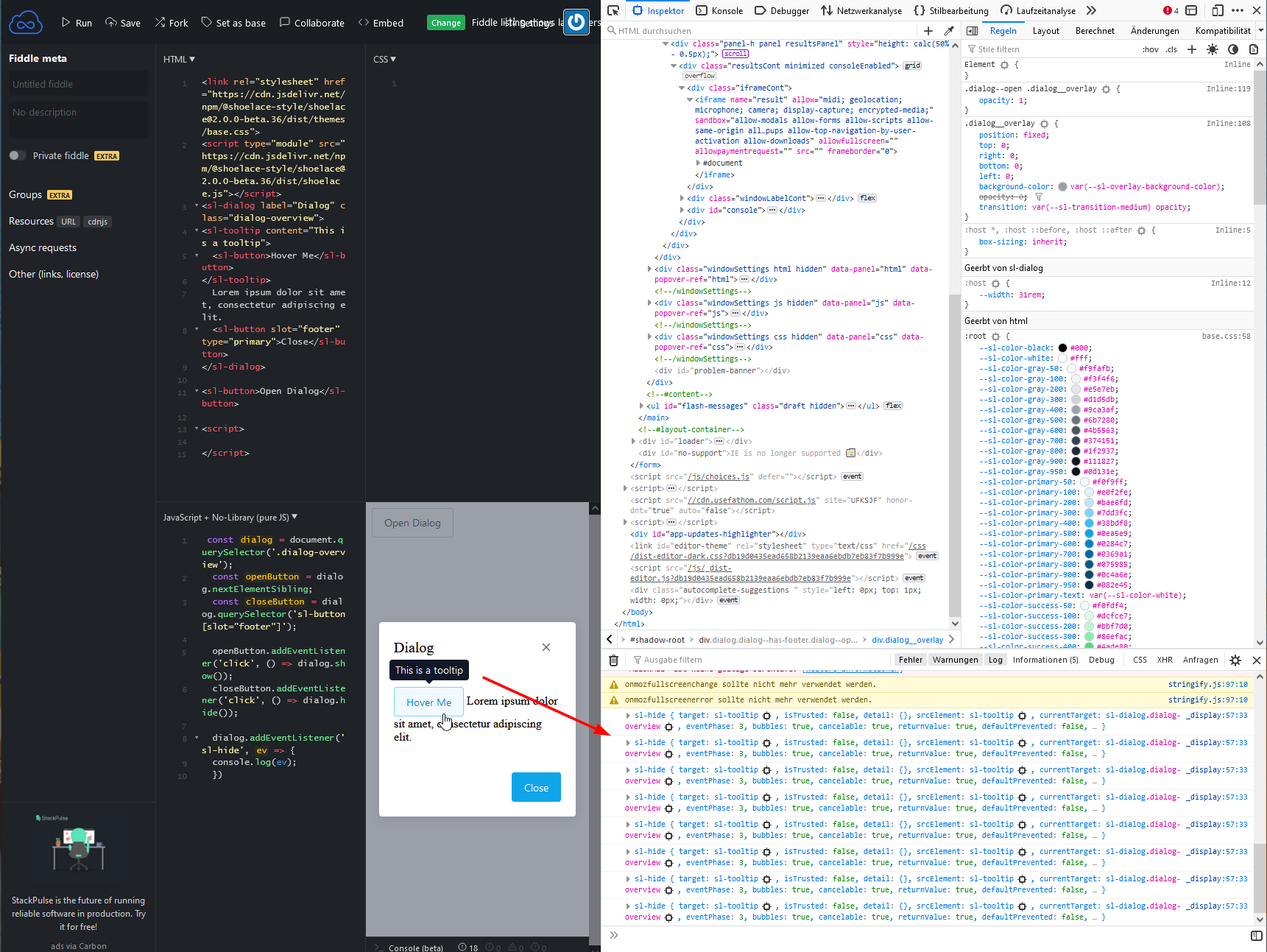 event `sl-hide` should not affect outer elements · Issue #394 · shoelace-style/shoelace · GitHub