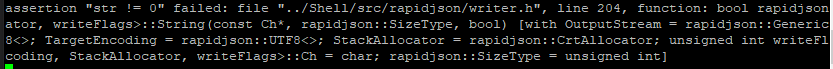 Assertion Failing Using Simpledom Cpp Example · Issue 1935 · Tencent Rapidjson · Github