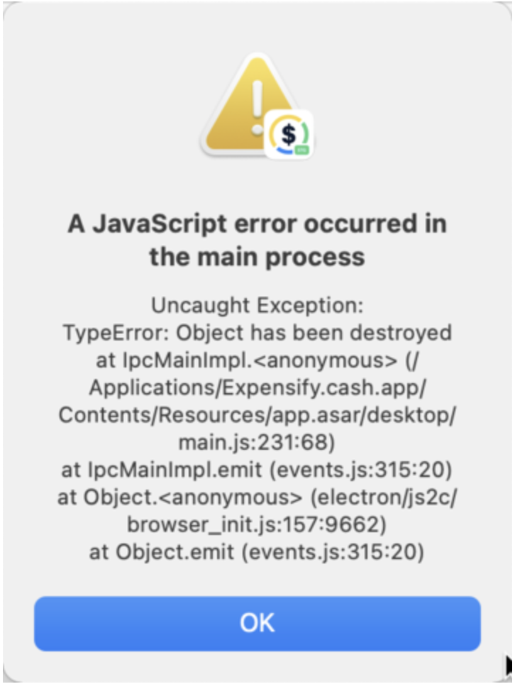 [Bug]: JS Error when quitting app · Issue #29584 · electron/electron ...