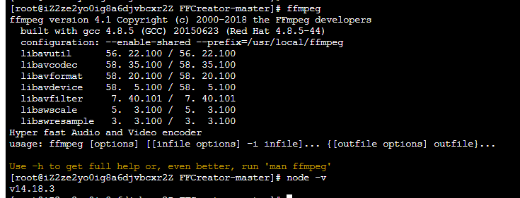 安装后执行报错 · Issue #169 · tnfe/FFCreator · GitHub