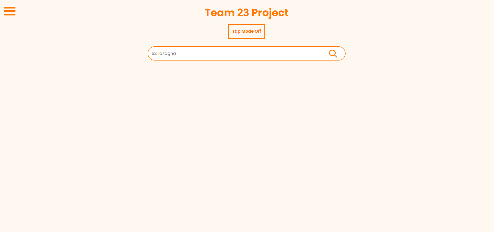 BUG: When pressing ENTER with empty search on home screen, recipe cards disappear. · Issue #52 ...