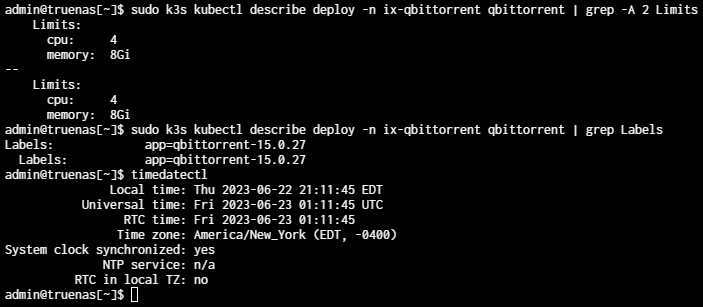 Deployment Chart Resource Limits Are Not Updated From Settings In The 