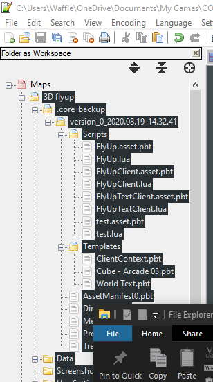 Folder as Workspace panel reverts background theme when opening windows ...