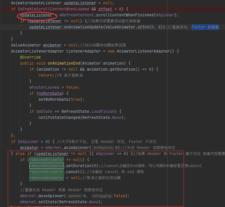 loadmore数据刷新后footer动画丢失 · Issue #1357 · scwang90/SmartRefreshLayout · GitHub
