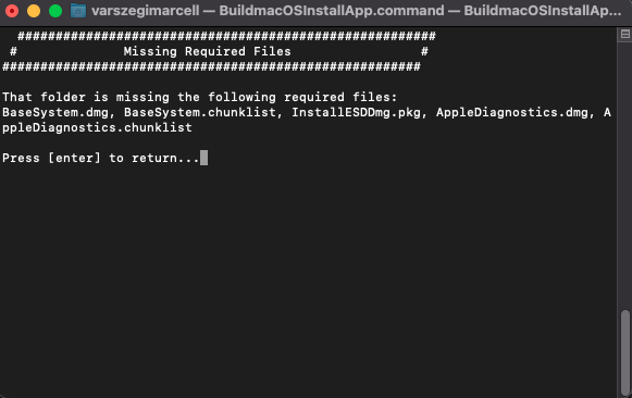 Unable to create install disk with Big Sur releases · Issue #194 · corpnewt/gibMacOS · GitHub