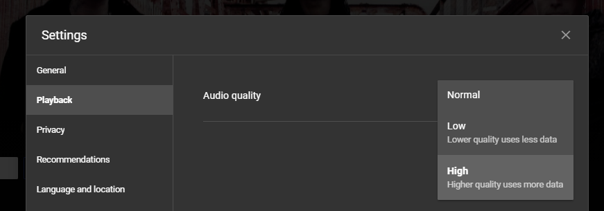 Video settings · Issue #1035 · ytmdesktop/ytmdesktop · GitHub