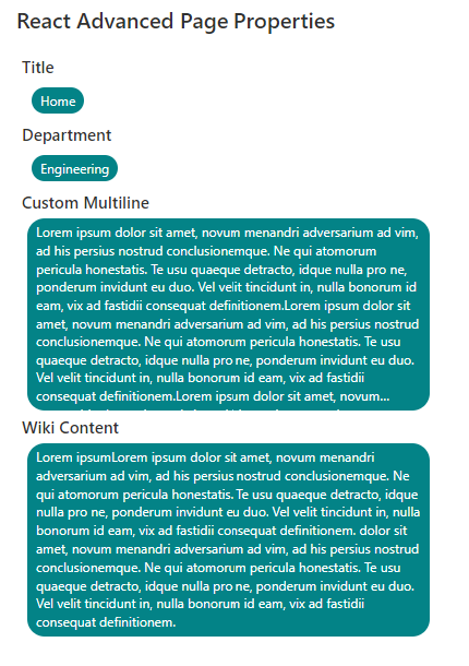 React Advanced Page Properties No Support For Multiline Field · Issue 3732 · Pnpsp Dev Fx