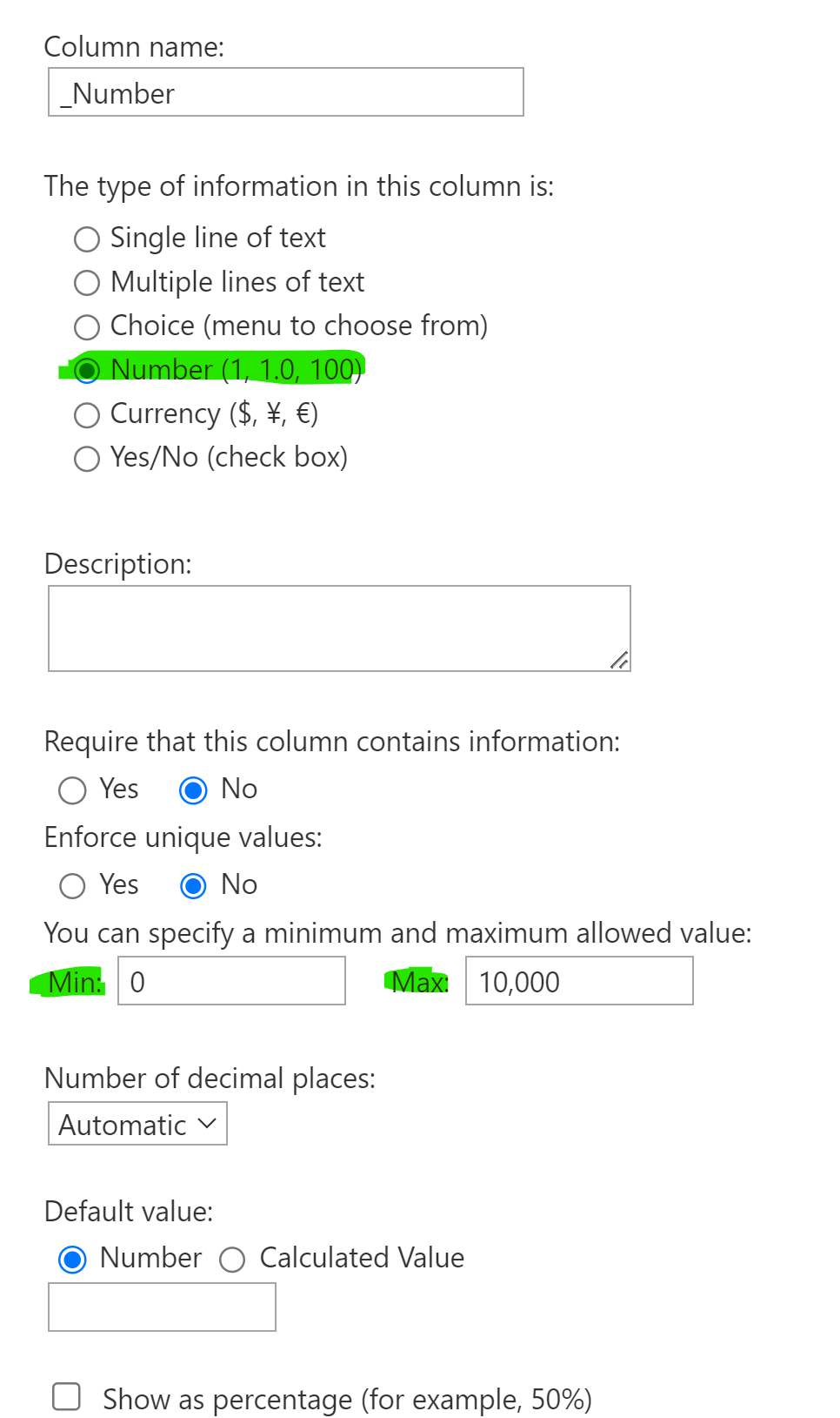 Dynamic Form Number Validation Is Not Working If The Field Is Set To 0754