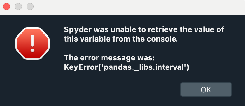 Keyerrorpandasterval While Opening A Dataframe In Variable 