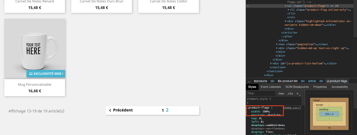 Fixed a little css bug around .product-flags · Issue #15260 ...