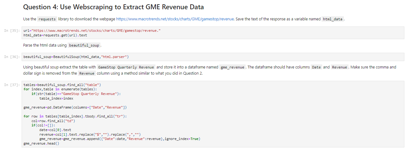 GitHub - darklightismail/Web-Scraping-Tesla-Dashboard-Historical-Stock ...