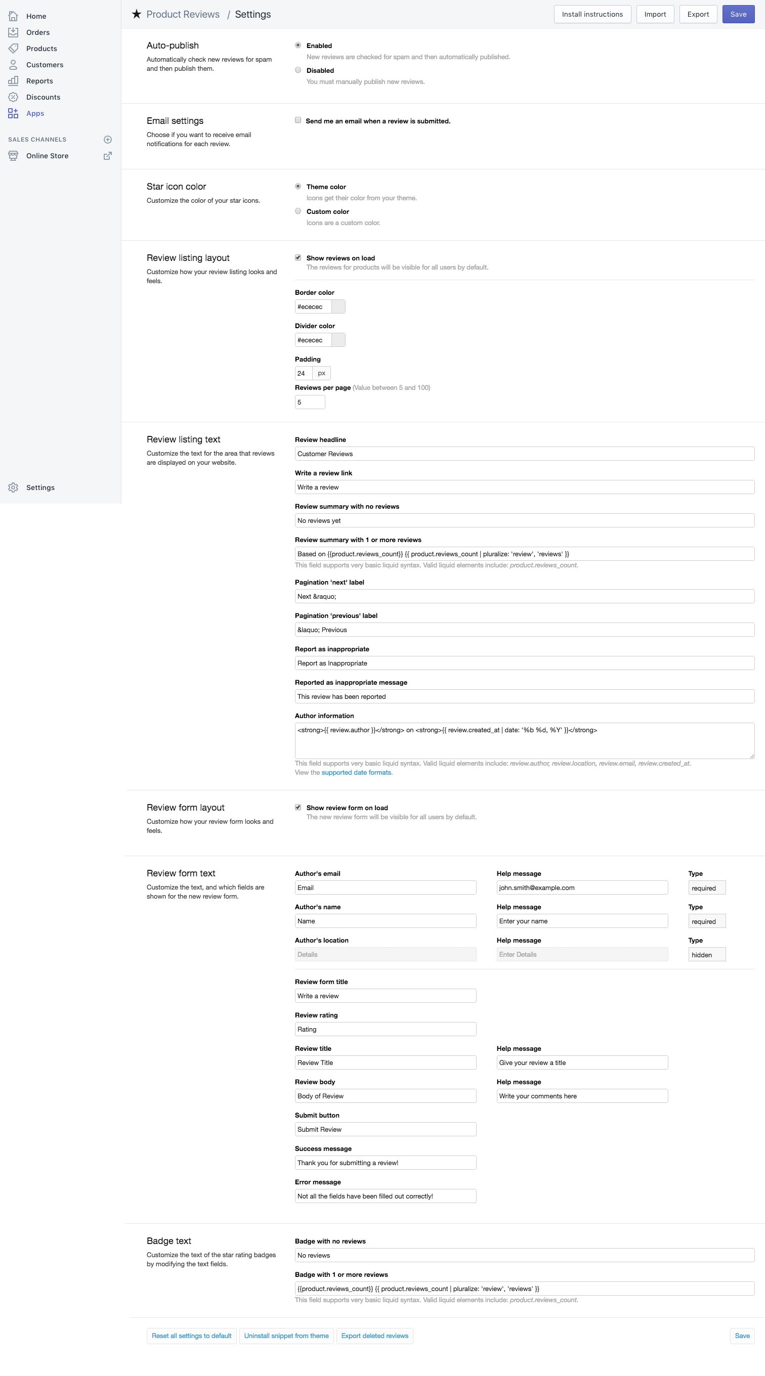 Reviews only partially loading via localhost livereload build · Issue #213 · Shopify/slate · GitHub