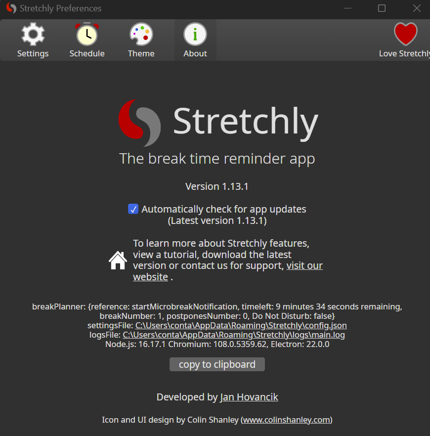 [Bug]: Can't access Advanced Preferences · Issue #1256 · hovancik/stretchly · GitHub
