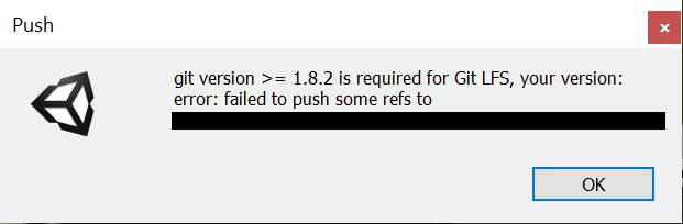 Error When Pushing About Blank Version Of Git Lfs · Issue 1089 · Github For Unityunity · Github