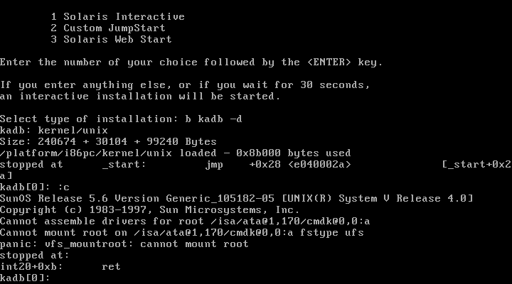 Solaris 2.6 fails to start install when an ATAPI CD-ROM is used · Issue #2901 · 86Box/86Box · GitHub