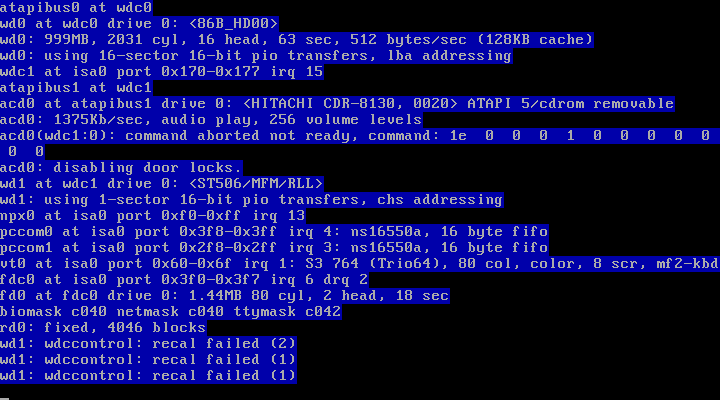 OpenBSD 2.3 fails to boot when an ATAPI CD-ROM is present · Issue #2942 · 86Box/86Box · GitHub