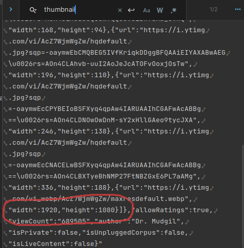 Video thumbnail resolution is wrong · Issue #702 · Tyrrrz/YoutubeExplode · GitHub
