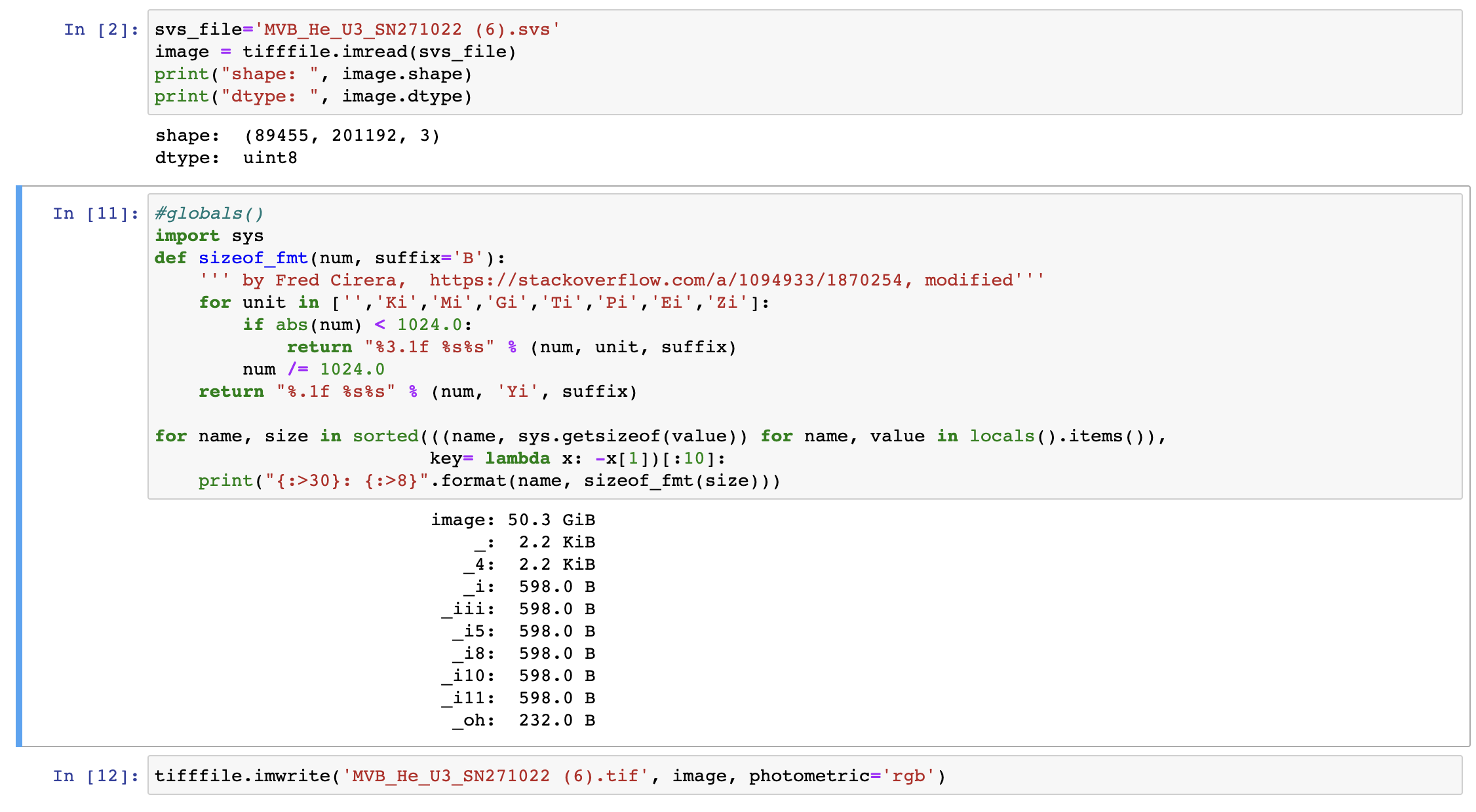 Got damaged .tif from .svs · Issue #160 · cgohlke/tifffile · GitHub