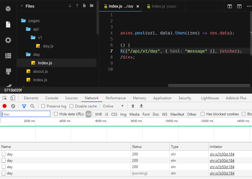 Axios fetcher(METHOD POST) + NextJs SSR = Infinite Endless API calls ...