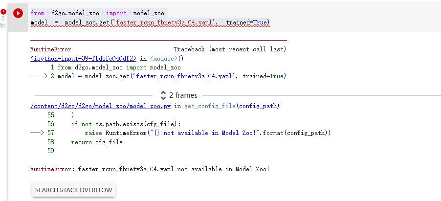 RuntimeError: faster_rcnn_fbnetv3a_C4.yaml not available in Model Zoo! · Issue #142 ...