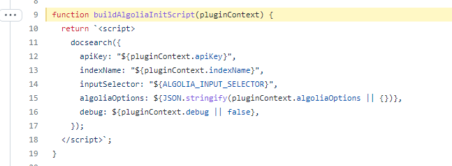 Update Algolia plugin · Issue #1729 · MarkBind/markbind · GitHub