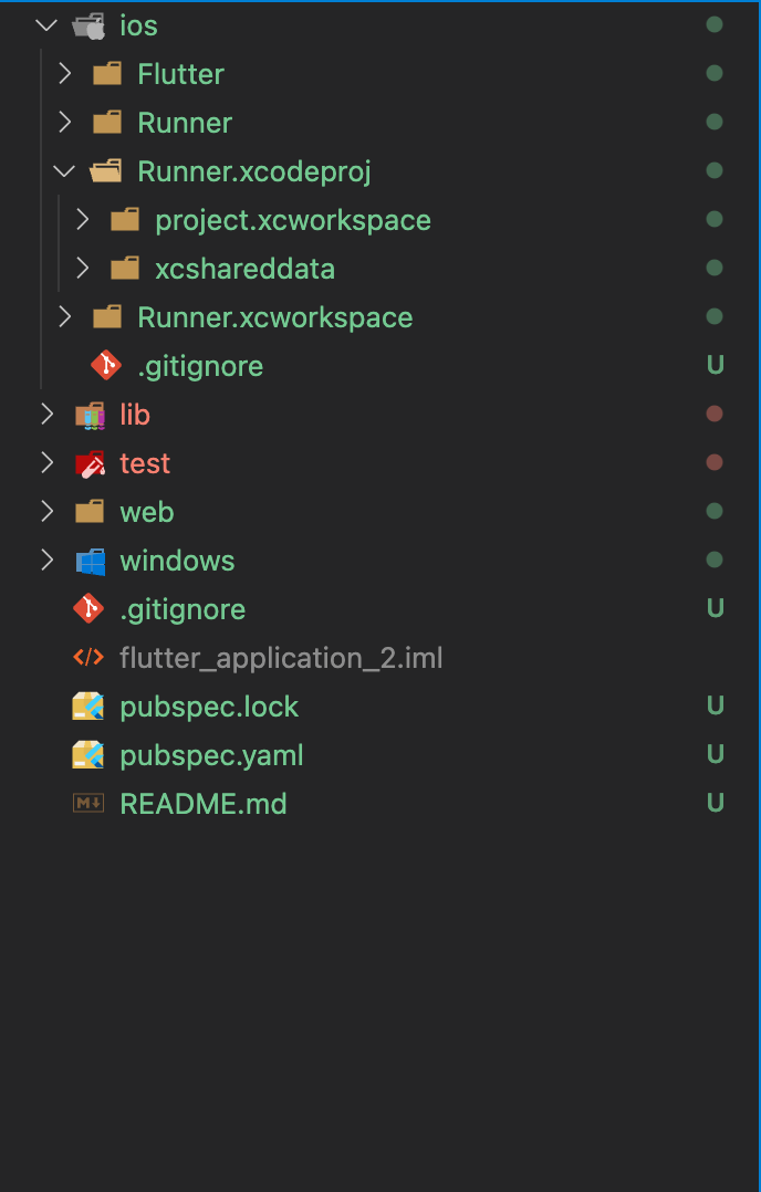 I cannot run totally new flutter project because it is missing its project.pbxproj file. · Issue ...