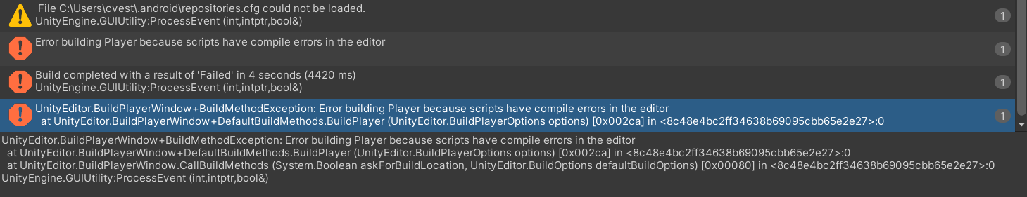 Errors When Adding Arfoundation Sample In Unity · Issue 752 · Unity Technologiesarfoundation