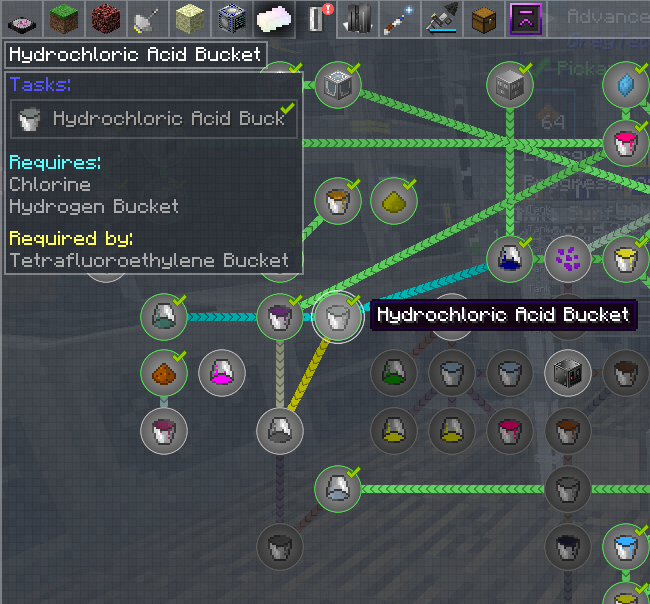Oversight: Tetrafluoroethylene is required by the wrong liquid in the quest book · Issue #700 ...