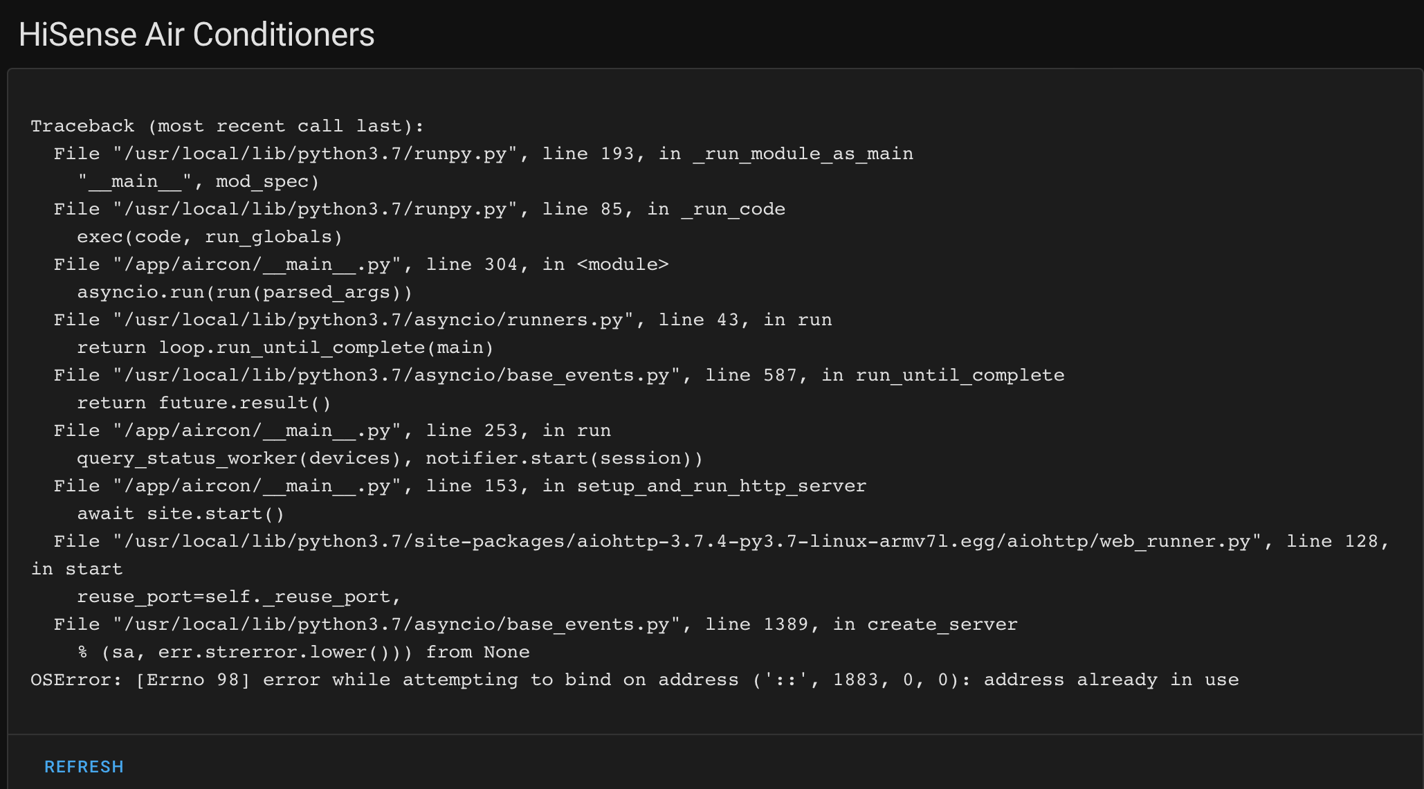 Device unavailable. · Issue #176 · deiger/AirCon · GitHub
