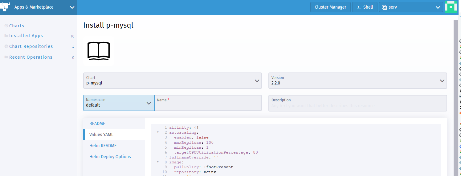 Feature Request Support Helm3 Valuesschemajson To Display Html Forms To Users · Issue 2158 