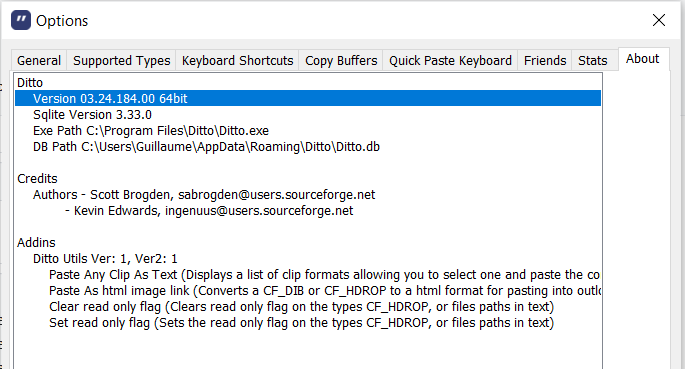 Global shortcut to include / exclude paste scripts · Issue #84 · sabrogden/Ditto · GitHub