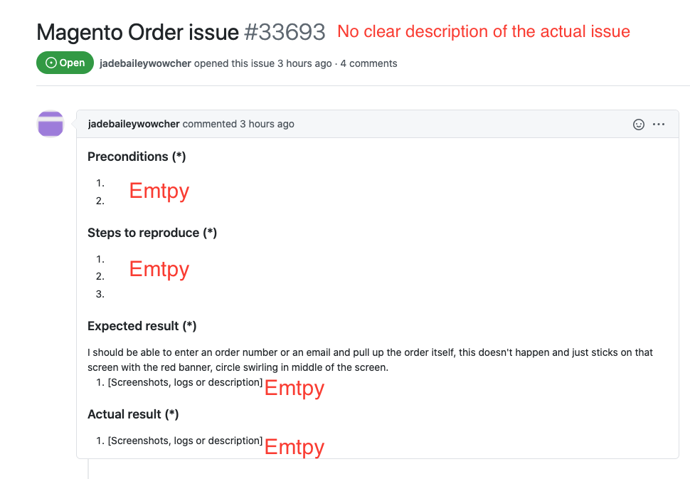 Magento Order Issue · Issue 33693 · Magento Magento2 · Github