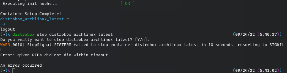 [Error] Can't stop containers with podman (rootless install on Steam Deck) · Issue #413 ...