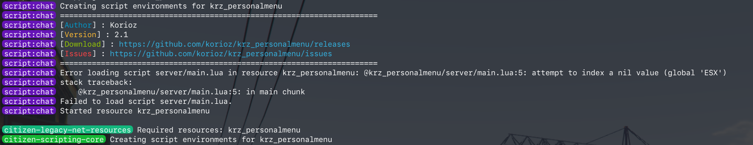 SCRIPT ERROR: @krz_personalmenu/client/main.lua:1153: attempt to index a nil value (global 'ESX ...