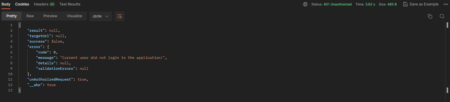 How to Customizing Unauthorized Response Message · Issue #6743 · aspnetboilerplate ...