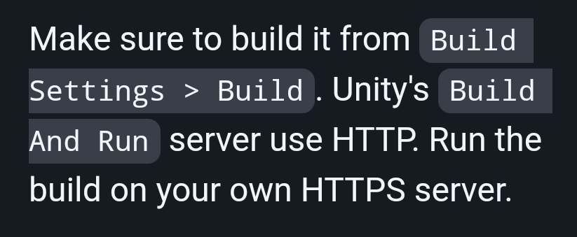 Trouble enabling "AR mode" · Issue #245 · De-Panther/unity-webxr-export · GitHub