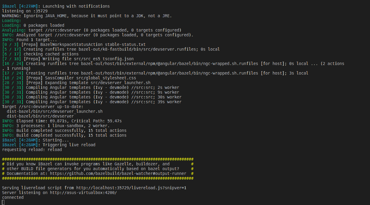 Error starting process: fork/exec /tmp/bazel_script_path645988457 ...