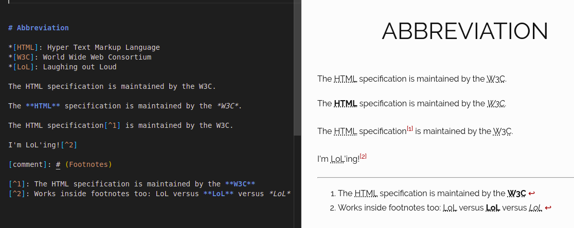 Abbreviation doesn't work · Issue #422 · shd101wyy/vscode-markdown ...