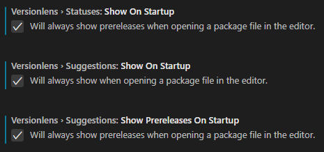 Versionlens settings ambiguity (#212) · Issues · versionlens / vscode-versionlens · GitLab