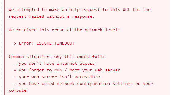 Error accessing website >>> Error: ESOCKETTIMEDOUT · Issue #14751 ...