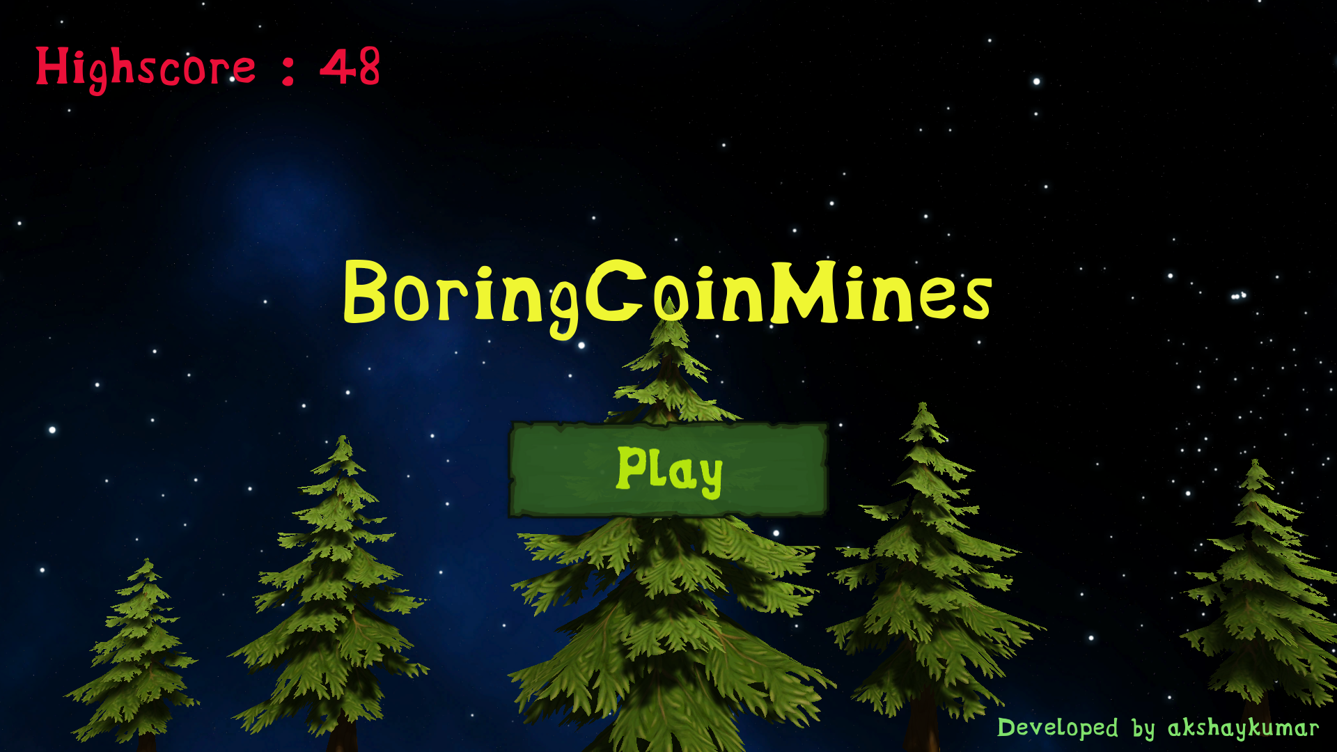 GitHub - akshaykumar99/BoringCoinMines: This is an Infinite runner game and has built using ...