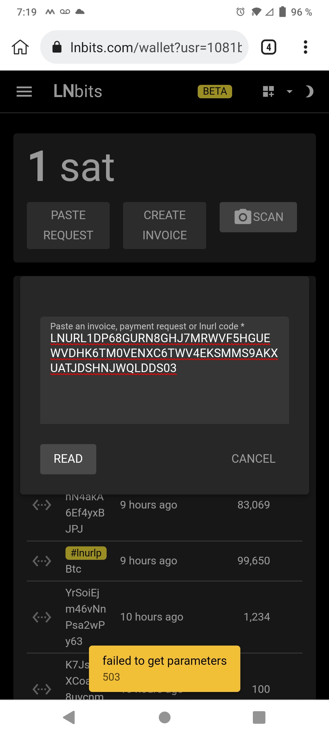 Offlineshop error · Issue #315 · lnbits/lnbits · GitHub