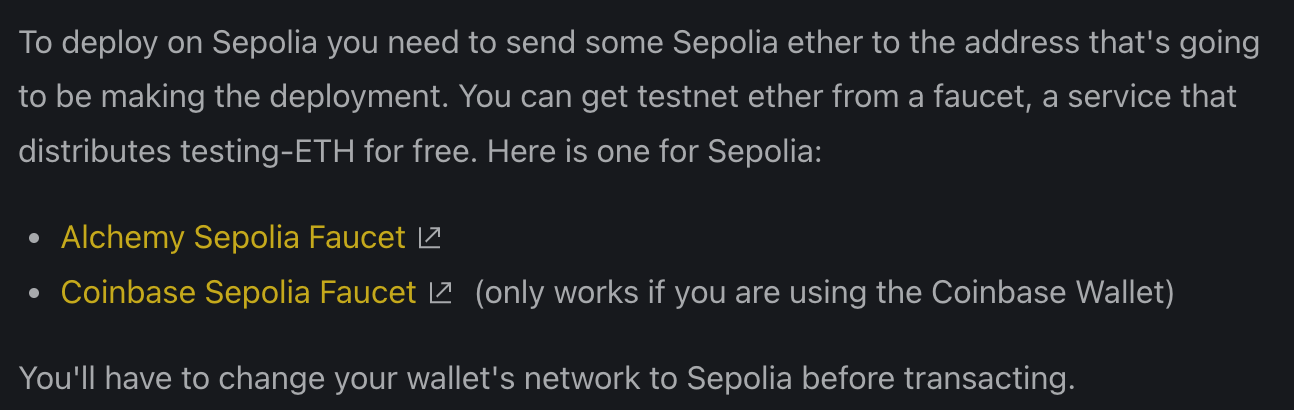 Add Infura Sepolia Faucet Link To Tutorial Deploying To A Live Network · Issue 3906 8729