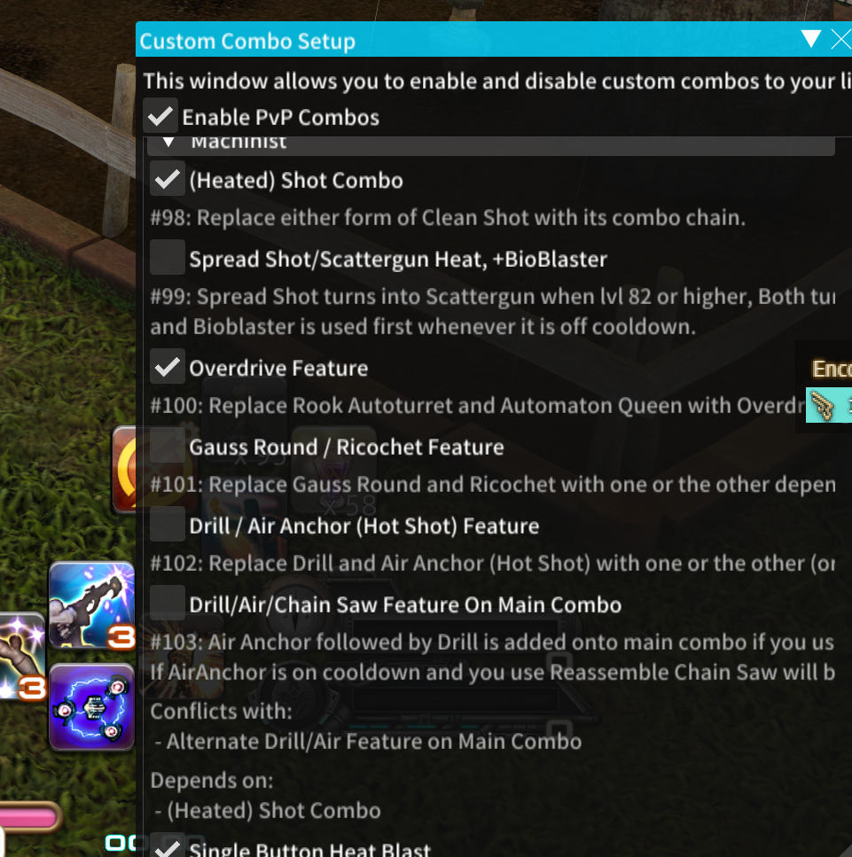 [MCH] (Heated) Shot Combo isn't properly switching skills · Issue #160 · Nik-Potokar ...
