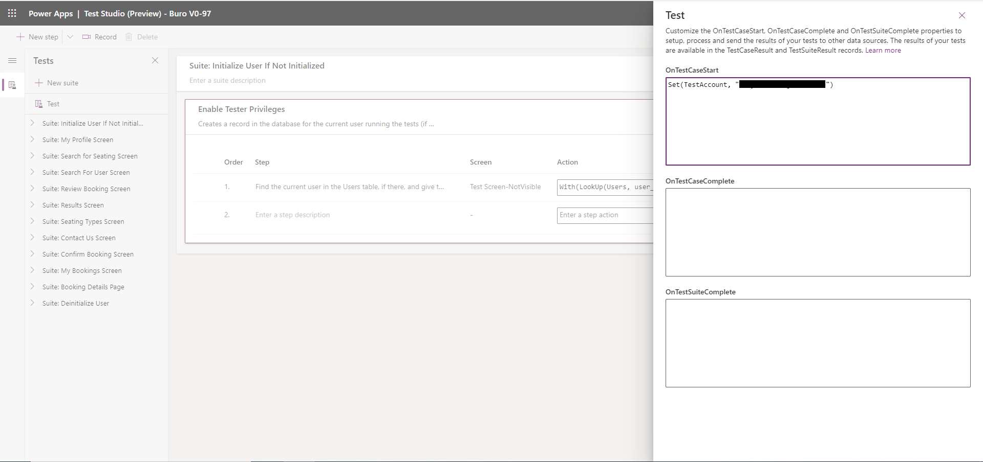 Ontestcasestart Is Not Persisted · Issue 301 · Microsoftpowerapps 