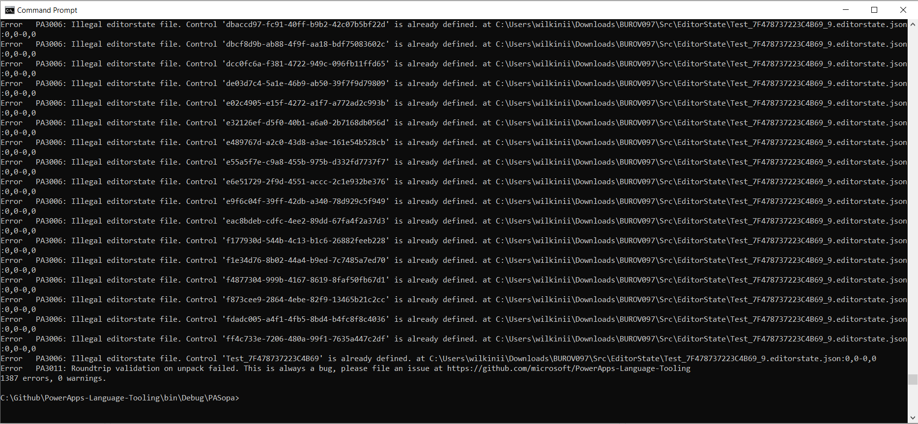 Illegal editorstate file · Issue #240 · microsoft/PowerApps-Tooling · GitHub