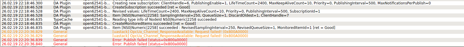 Subscription stops with decreasing stack · Issue #12 · Pro/open62541 ... Subscription stops with decreasing stack · Issue #12 · Pro/open62541 ...
