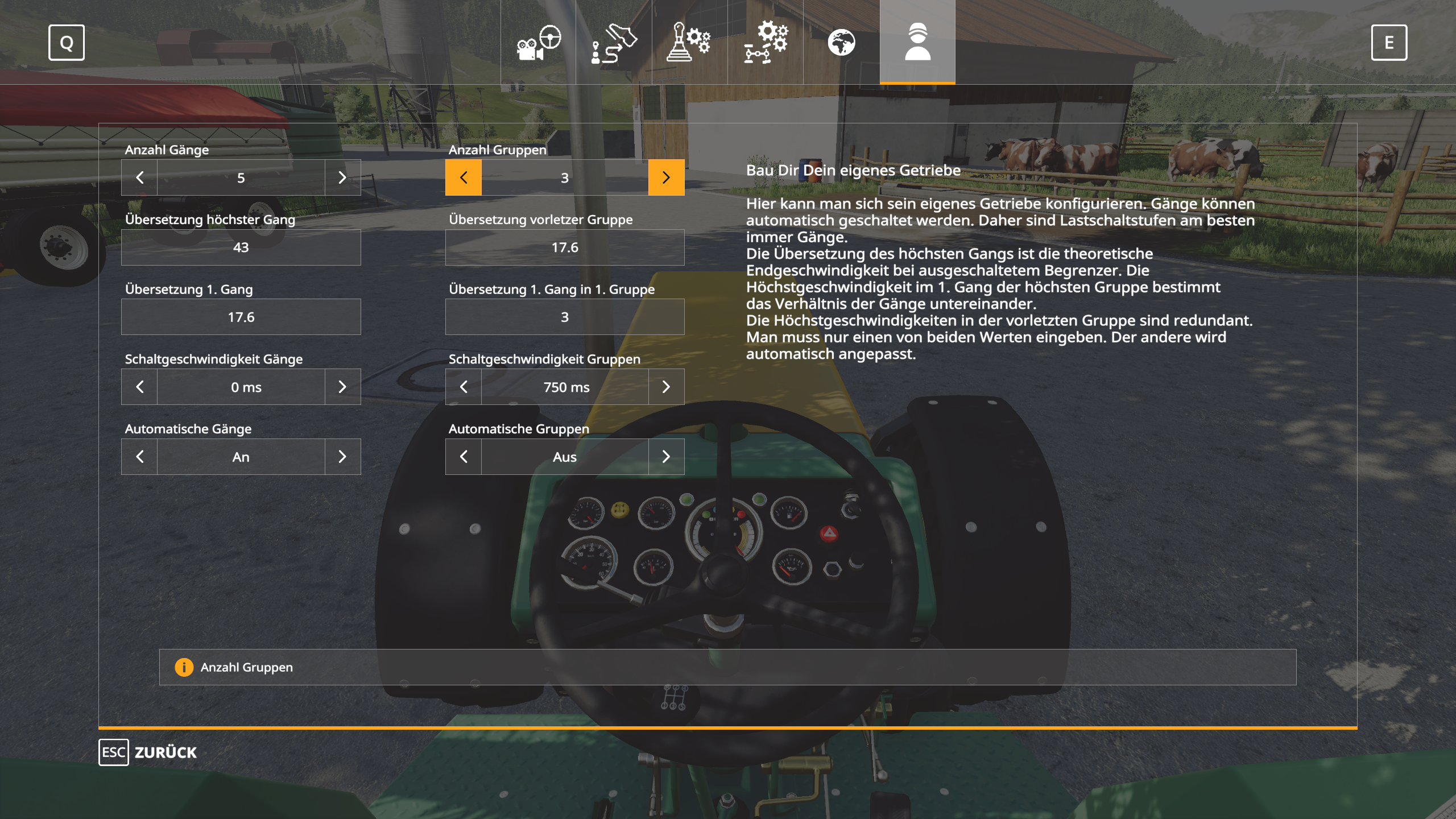 Eigenes Getriebe funktioniert nicht mehr einzustellen · Issue #485 · Mogli12/VehicleControlAddon ...