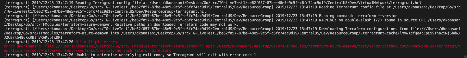 Hit multiple errors: error downloading file; no such file or directory · Issue #985 · gruntwork ...