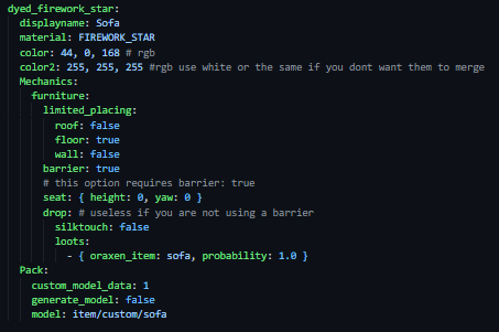 [SUGGESTION] "Missing" feature with dyeable items · Issue #655 · oraxen/oraxen · GitHub